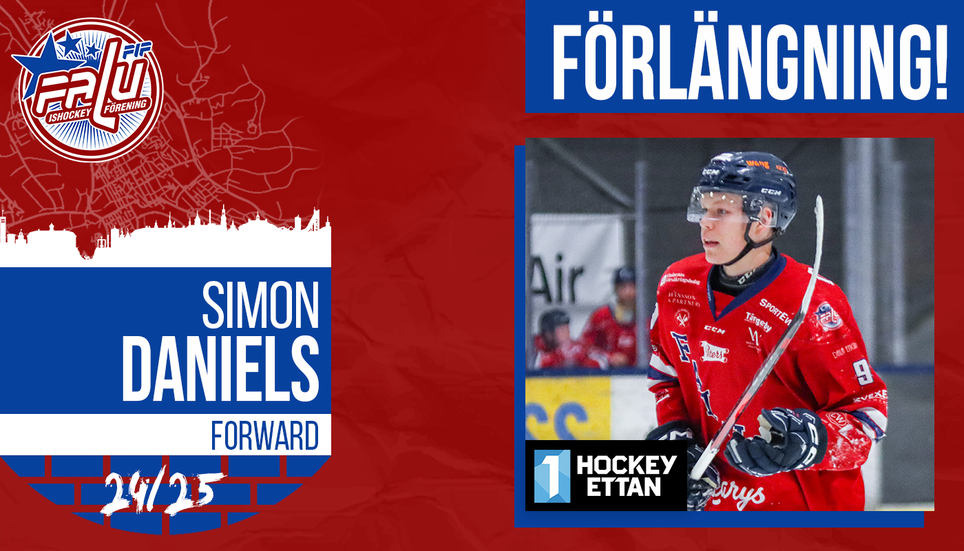 Simon Daniels förlänger med Falu IF - Hockeyettan.se