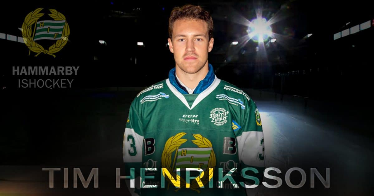 Välkommen, Tim Henriksson - Hockeyettan.se