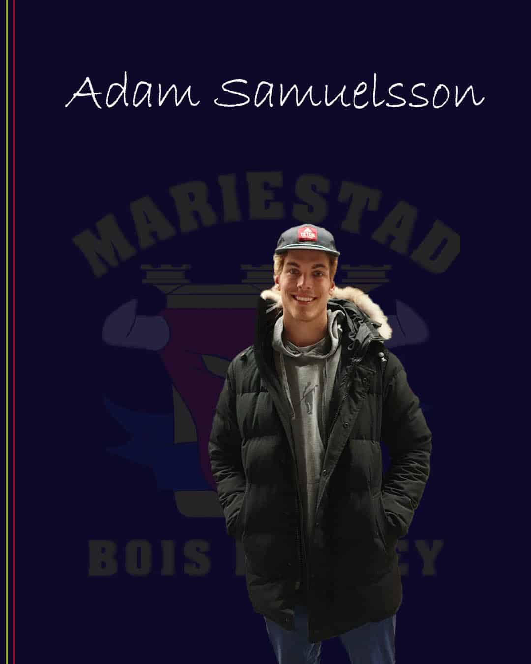 "Kul att vara här", intervju med Adam Samuelsson - Hockeyettan.se