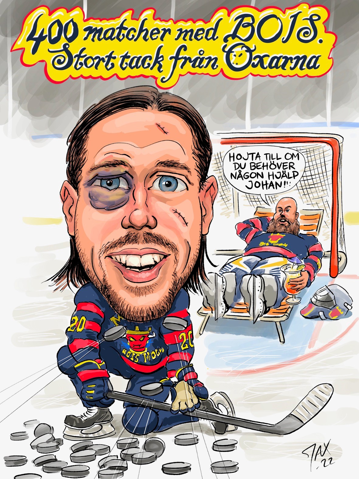 Johan Frick - 400 matcher i Bois tjänst - Hockeyettan.se