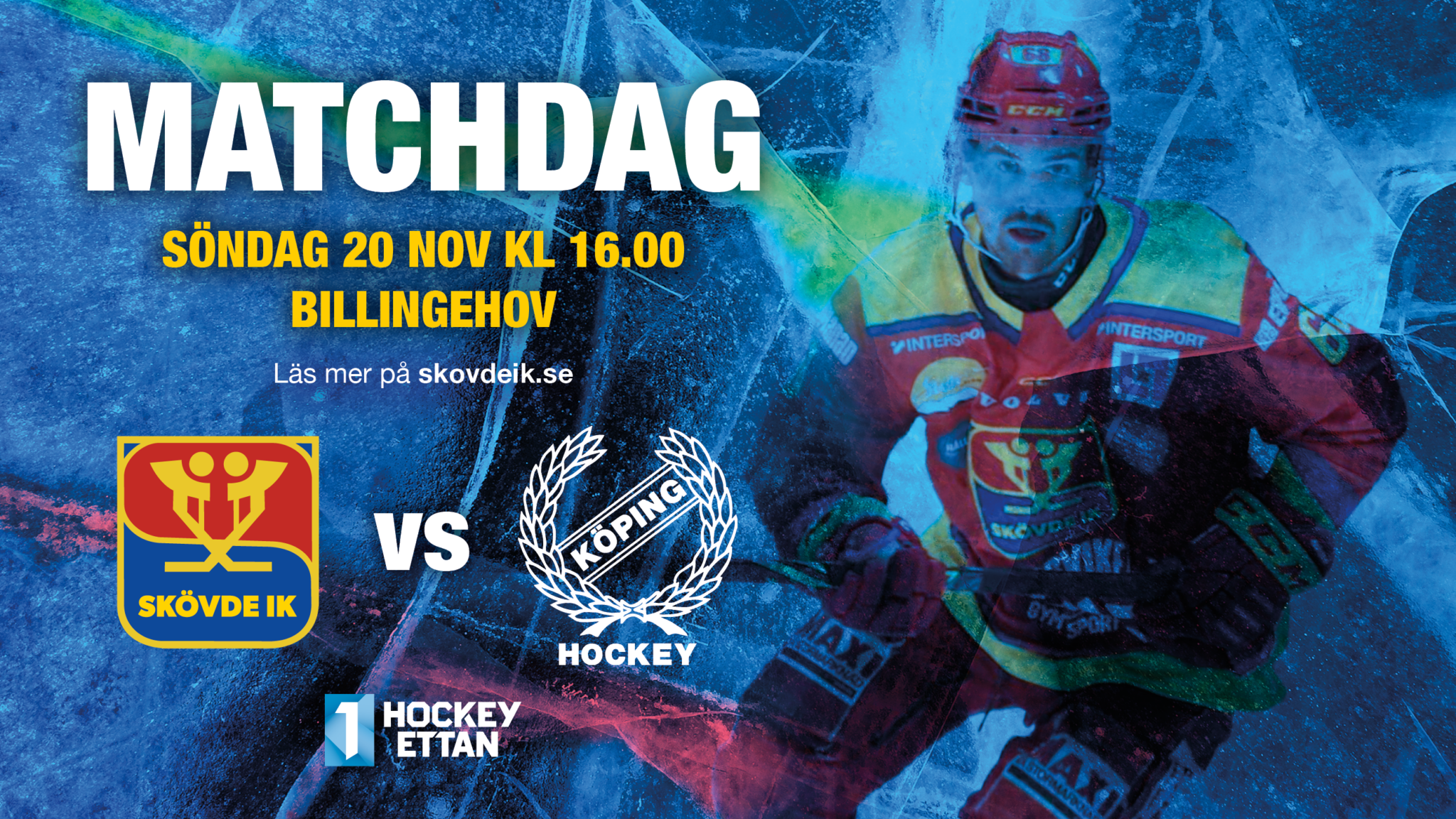 Skövde IK - Köping HC, söndag 20/11 kl. 16.00 - Hockeyettan.se