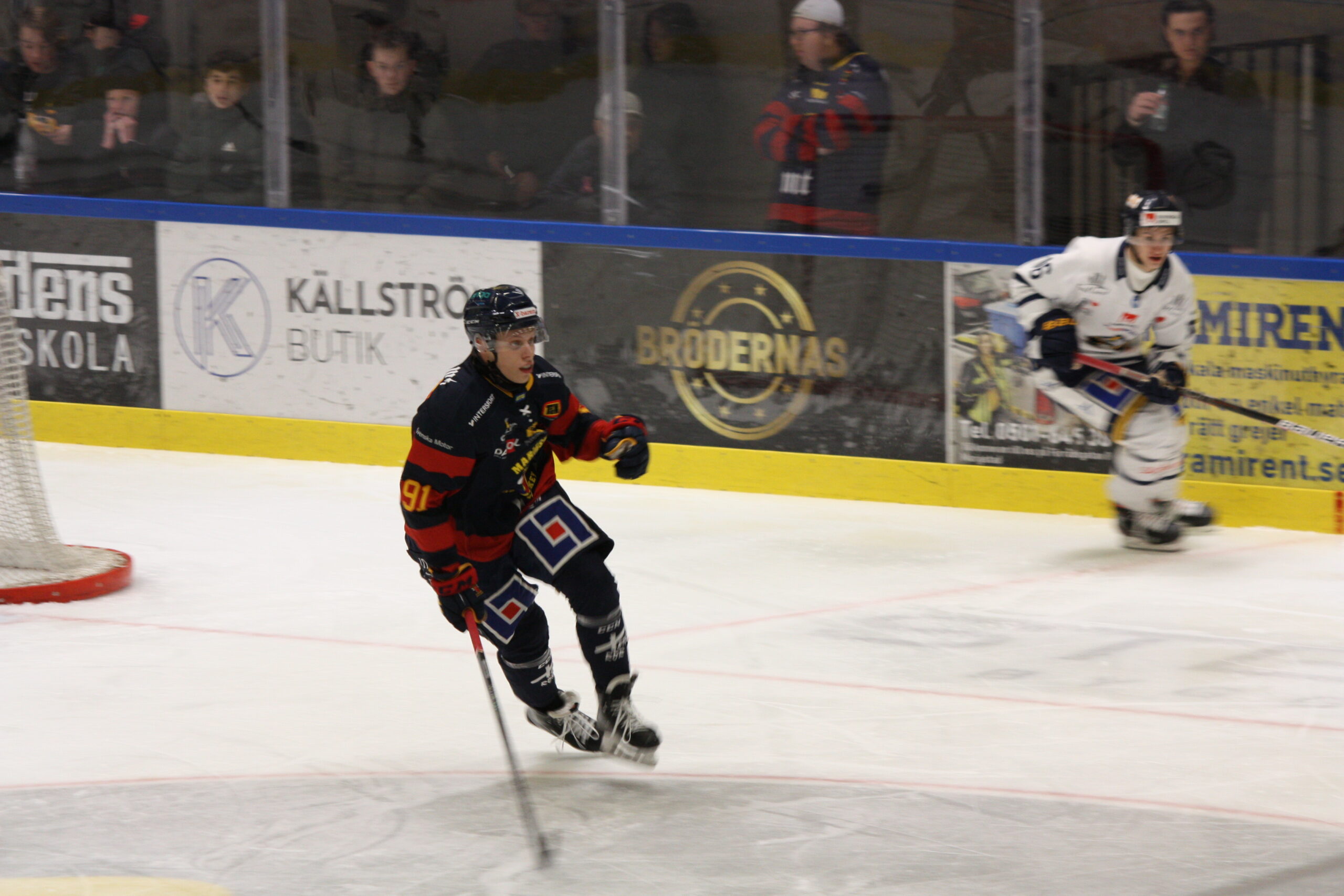 Matchfoton Mariestad-Visby, intervju med Otto Henell och highlights ...