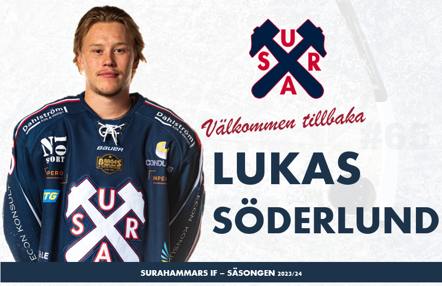 Lukas Söderlund är tillbaka - Hockeyettan.se