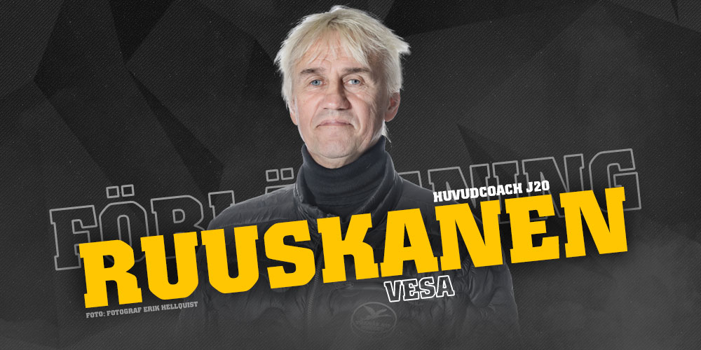 Vesa Ruuskanen blir kvar i klubben - Hockeyettan.se