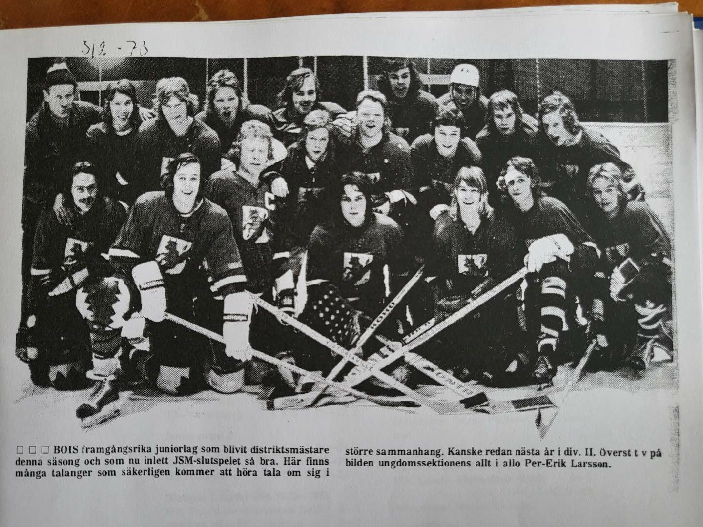 Det kom ett brev med ett stycke Boishistoria! - Hockeyettan.se