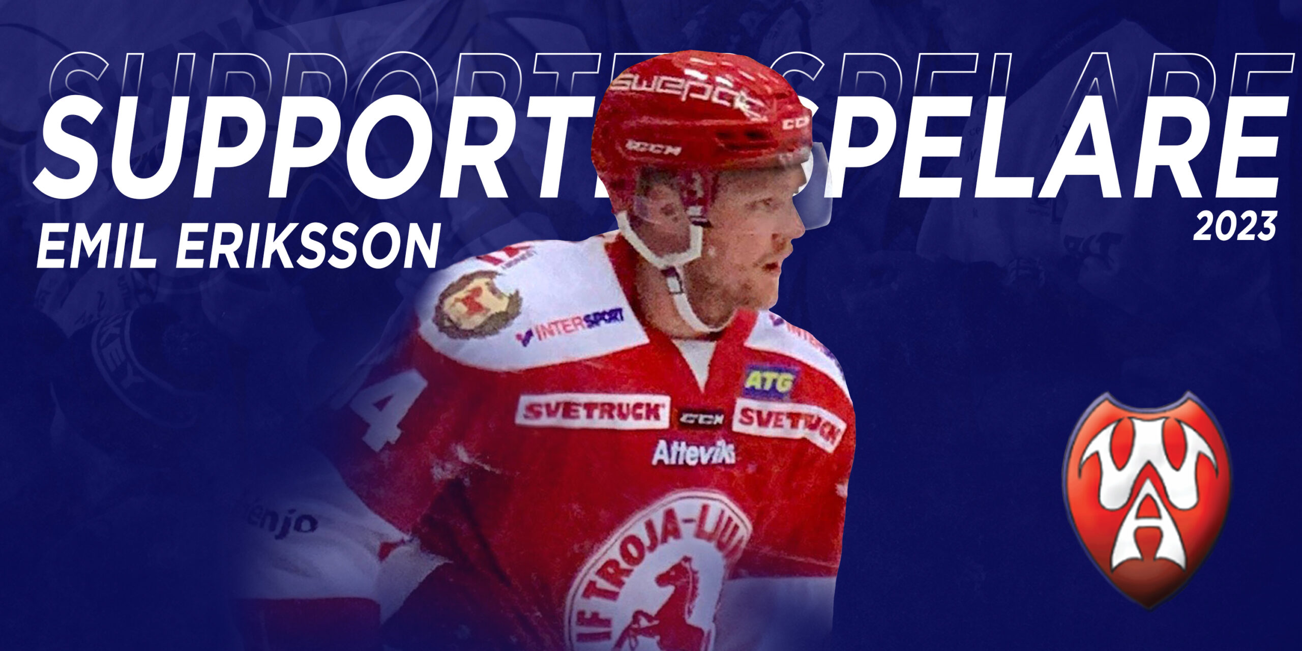 Emil Eriksson blir årets supporterspelare i KRIF - Hockeyettan.se