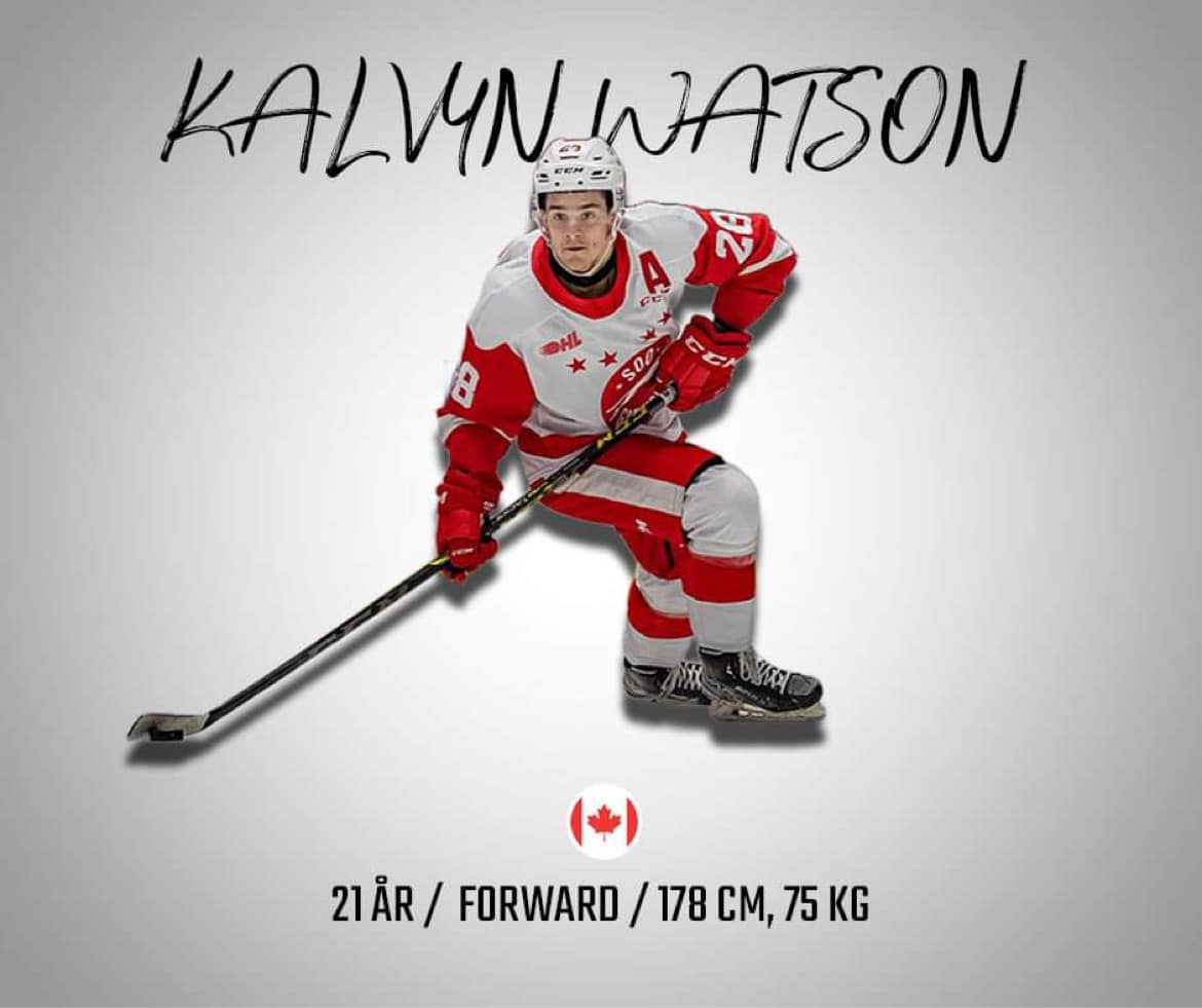 Välkommen till Tranås AIF, Kalvyn Watson! - Hockeyettan.se