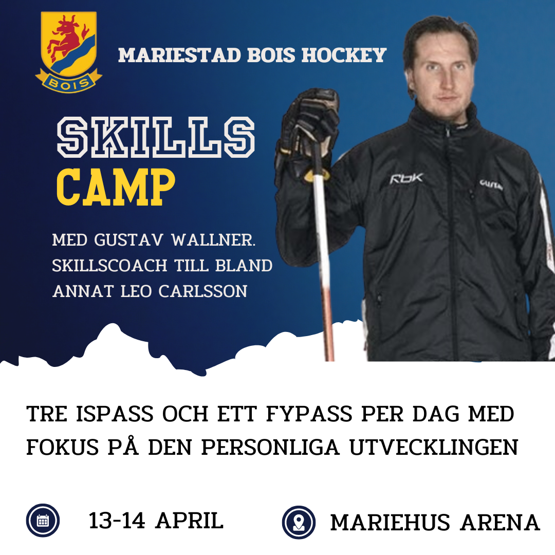 Mariestad BoIS anordnar skillscamp! - Hockeyettan.se