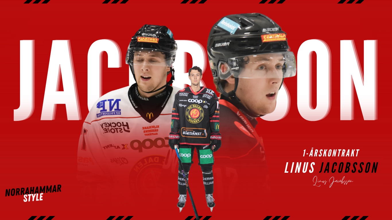 Linus Jacobsson förlänger med Dalen! - Hockeyettan.se