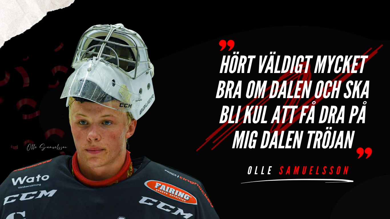 INTERVJU MED SENASTE NYFÖRVÄRVET OLLE SAMUELSSON! - Hockeyettan.se
