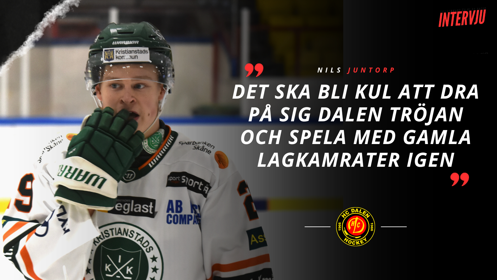 Intervju med Nils Juntorp - Hockeyettan.se