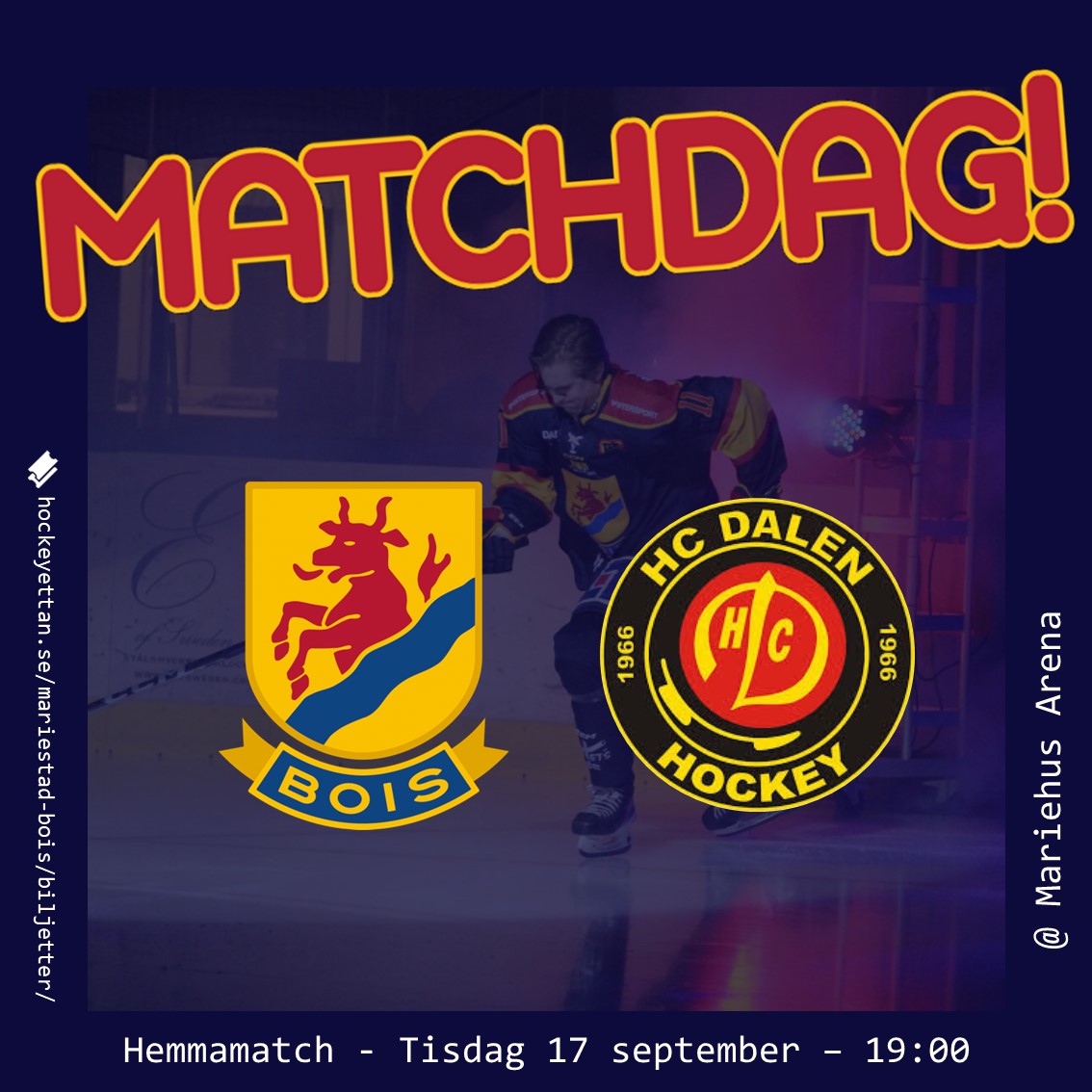 Matchdag BoIS-HC Dalen - Hockeyettan.se