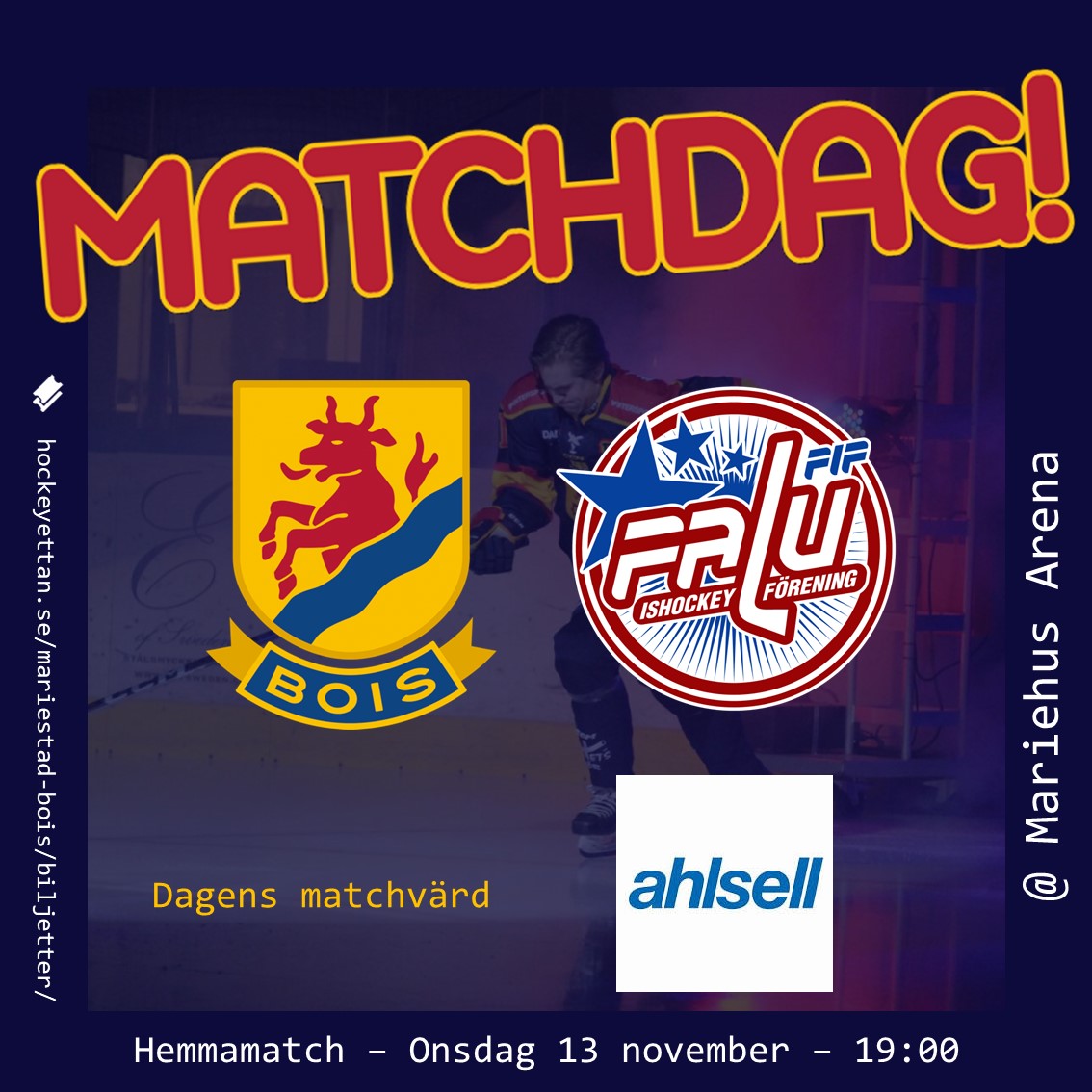 Matchdag BoIS-Falu IF - Hockeyettan.se