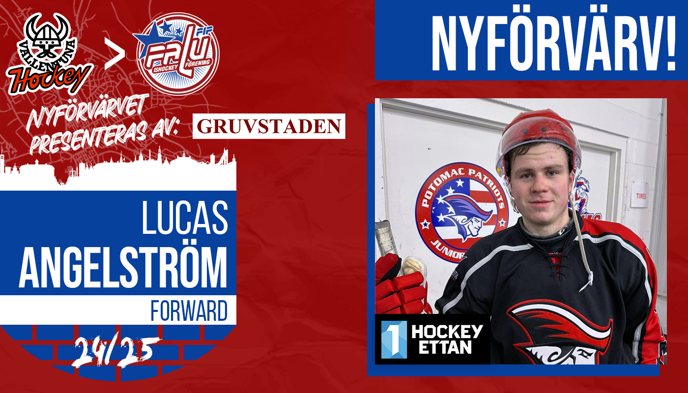 Lucas Angelström klar för Falu IF - Hockeyettan.se