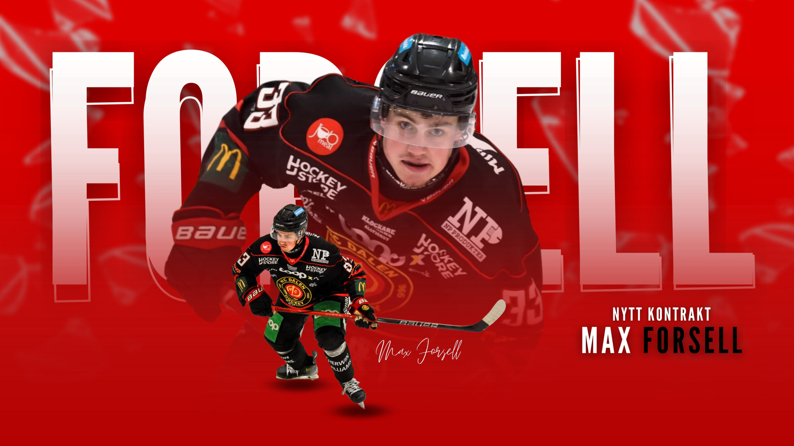 Max Forsell förlänger med HC Dalen! - Hockeyettan.se