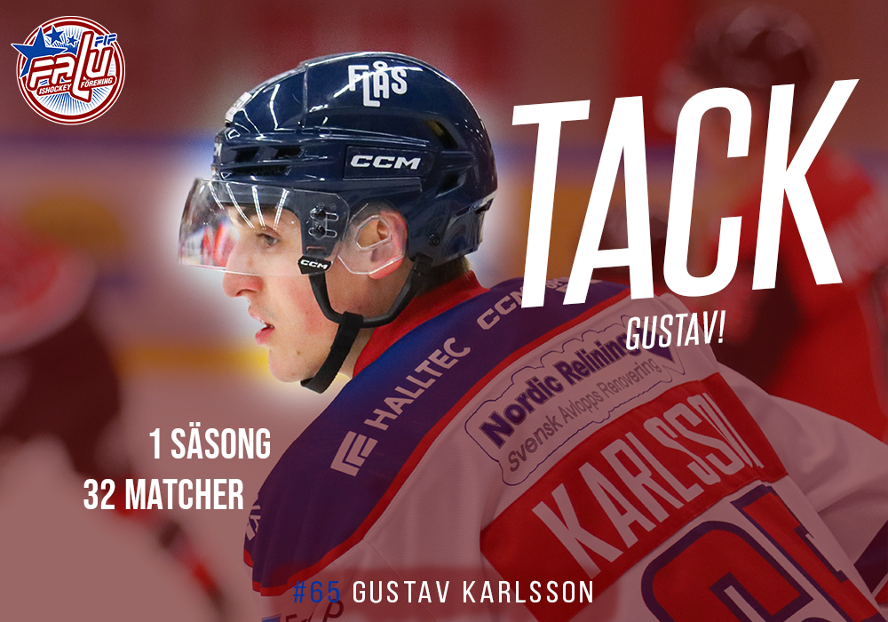 Gustav Karlsson lämnar Falu IF - Hockeyettan.se