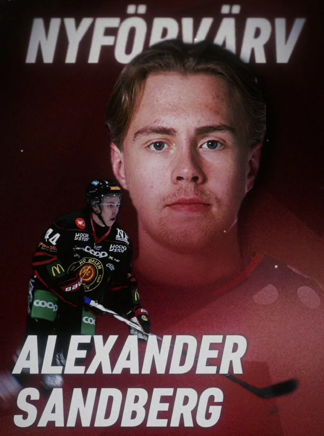 Välkommen, Alexander Sandberg! - Hockeyettan.se