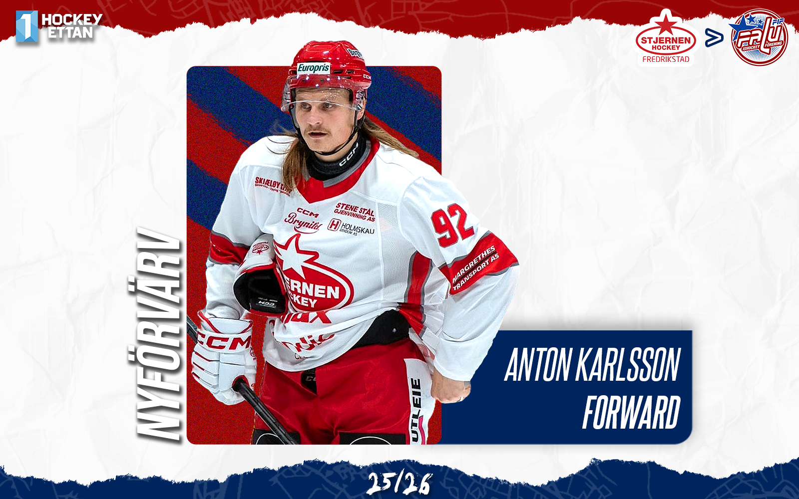 Stjärnvärvningen klar - Anton Karlsson ansluter till Falu IF - Hockeyettan.se